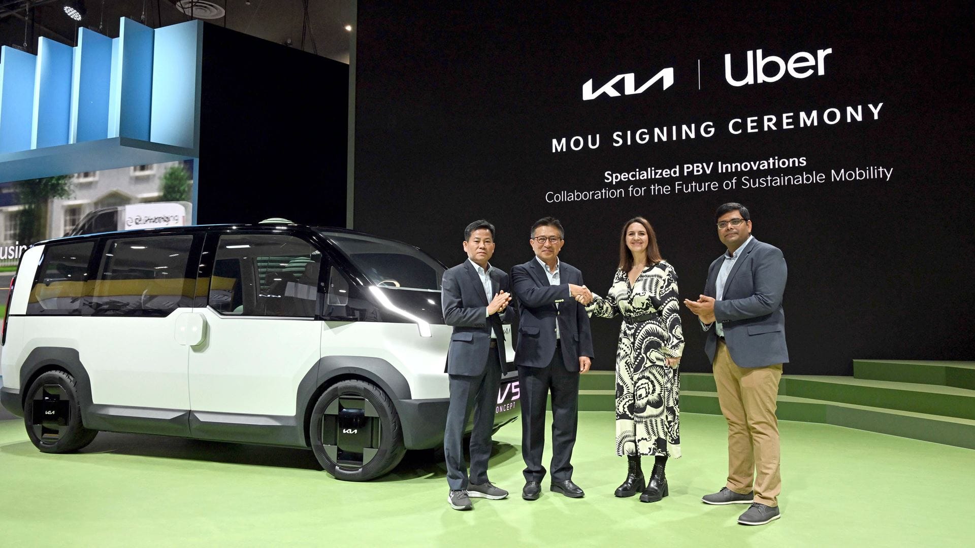 Kia, Uber Launch Electric Ride-Hailing Vehicle Plan